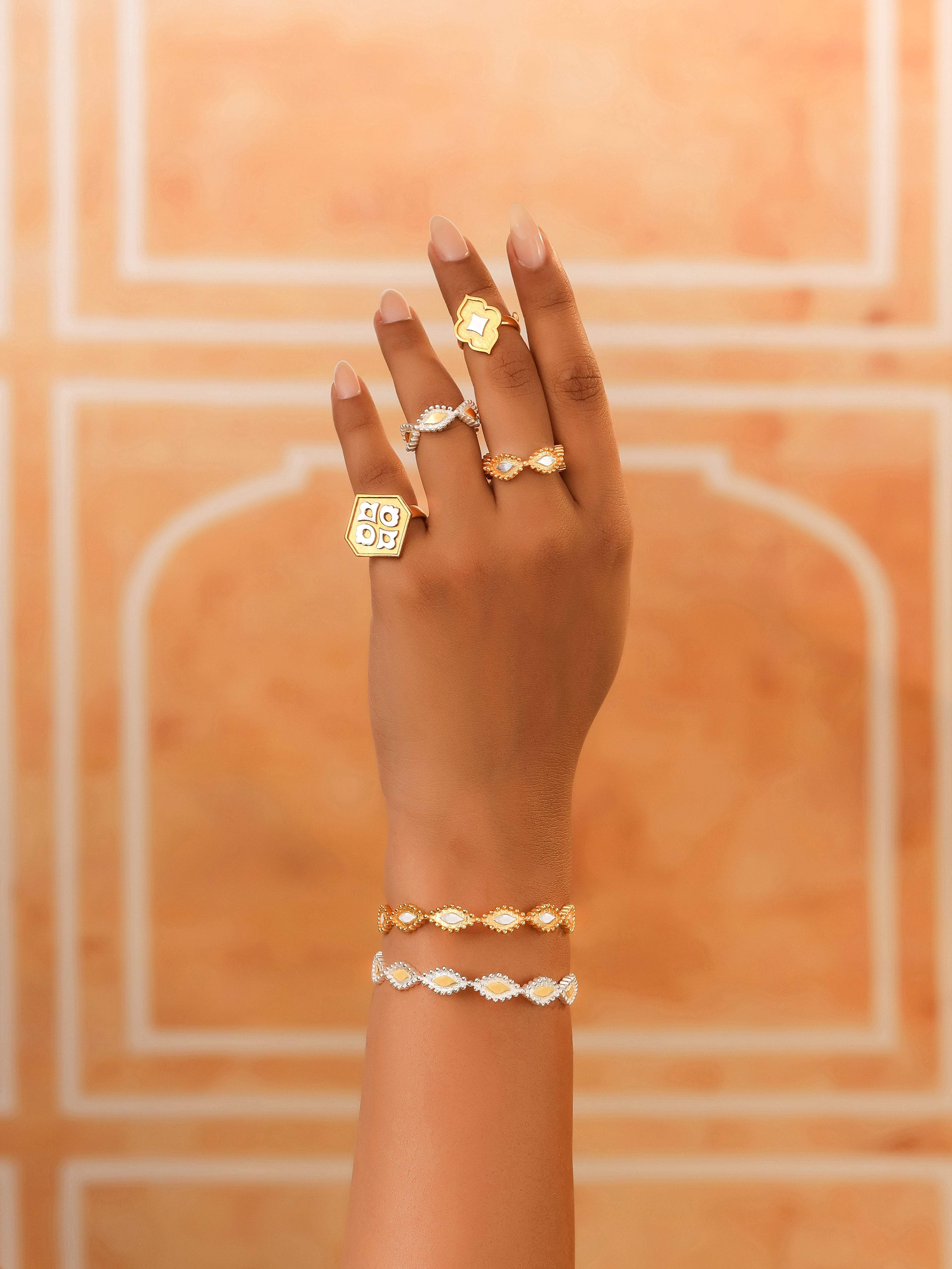 Gold Finger Rings for Ladies, Finger Rings for Female – Jewellery By ...